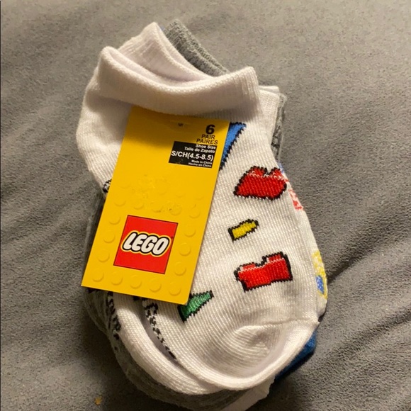 Lego | Accessories | Lego Movie 6pack Boys No Show Socks | Poshmark
